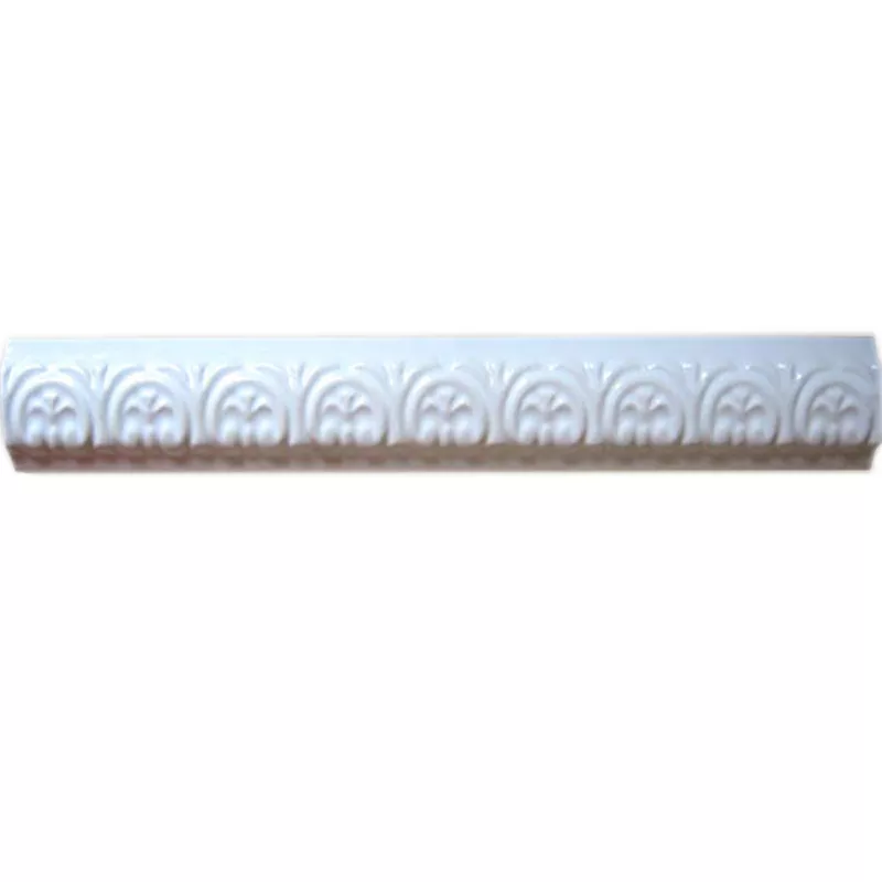 Wall Tile Border White Brilliant Barock 3,5x30cm