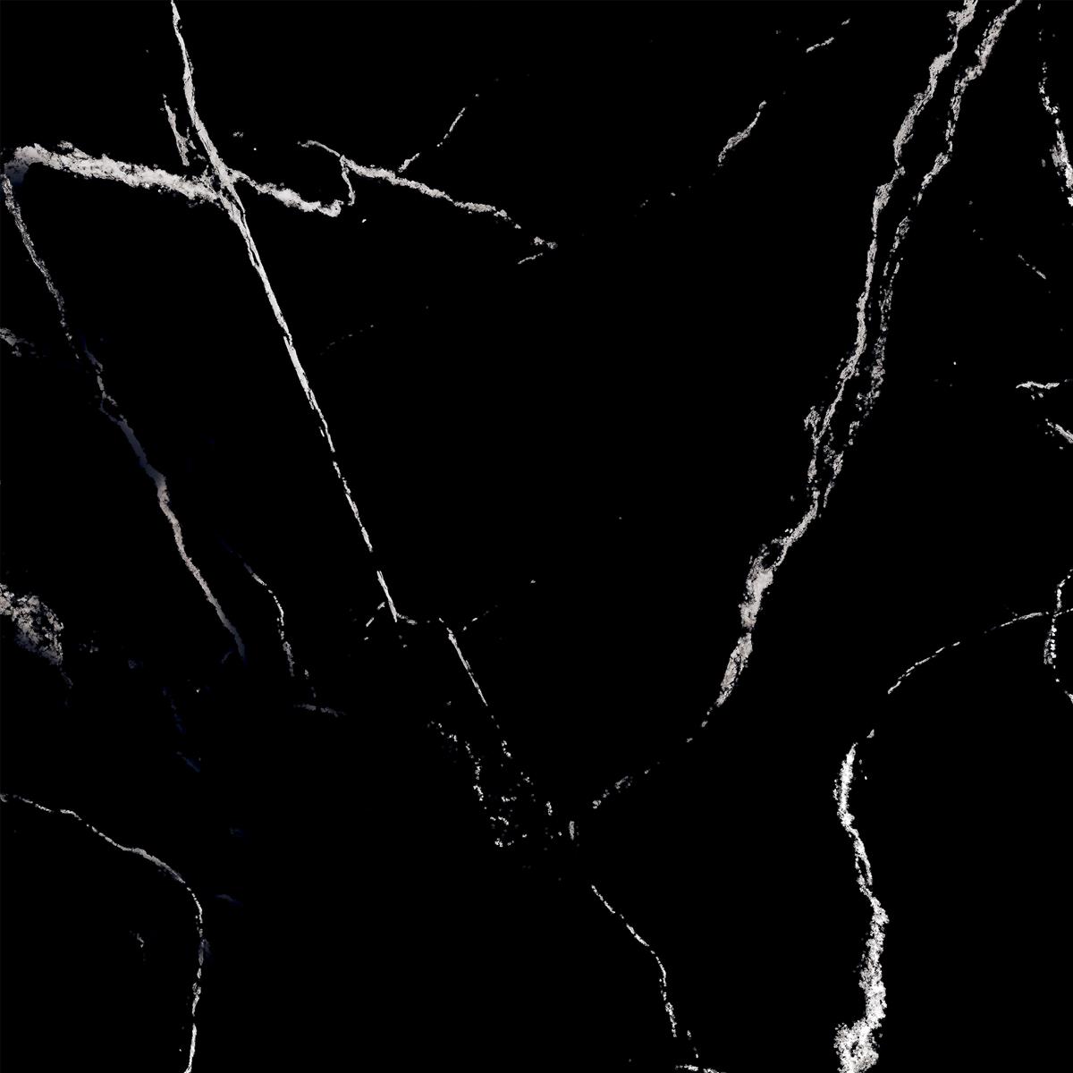 Floor Tiles Louisburg Statuario Black 60x60cm - Color: Black