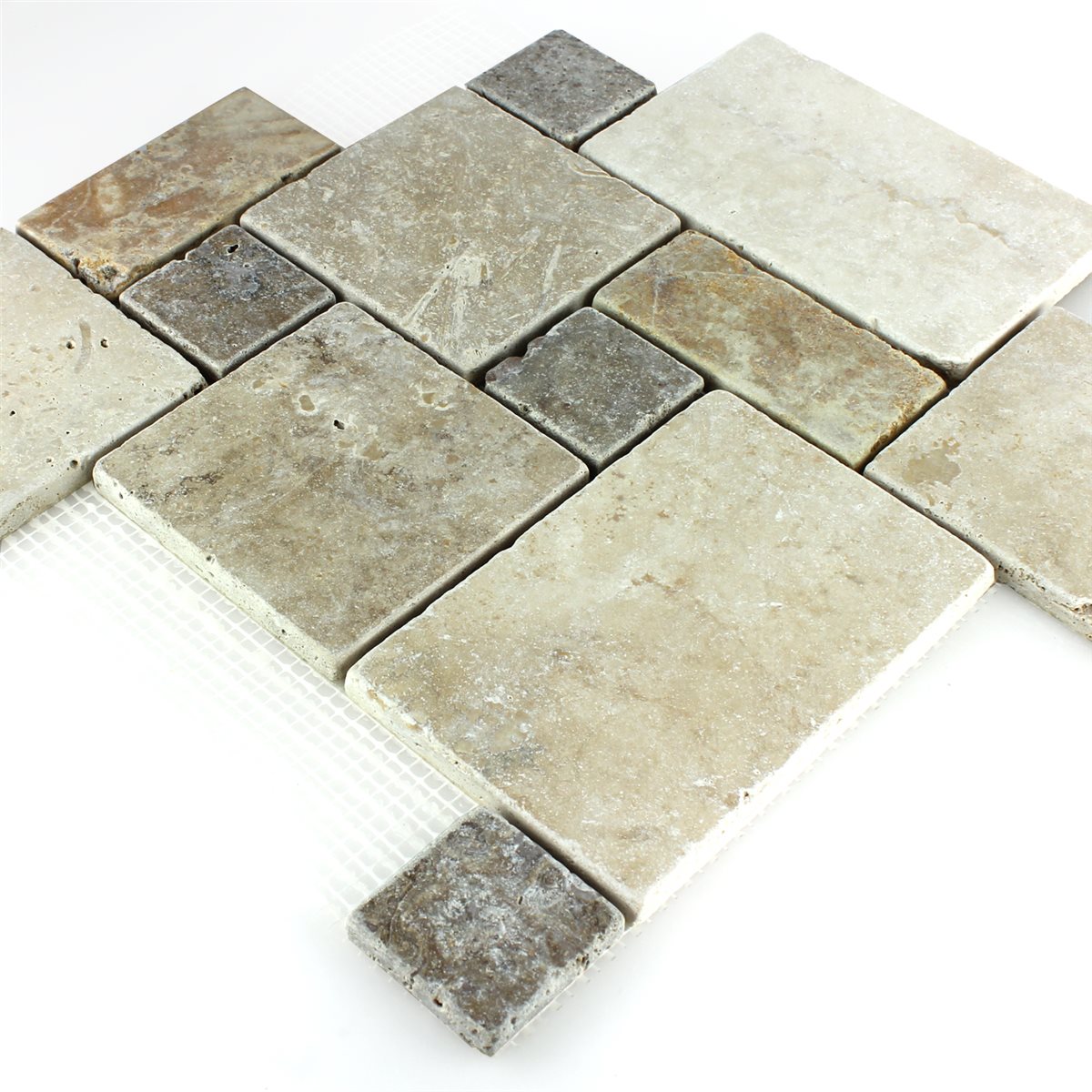 Travertine Tiles Roman Pattern