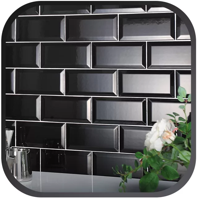 Ceramic Tiles Border Metro Sanford Blanc