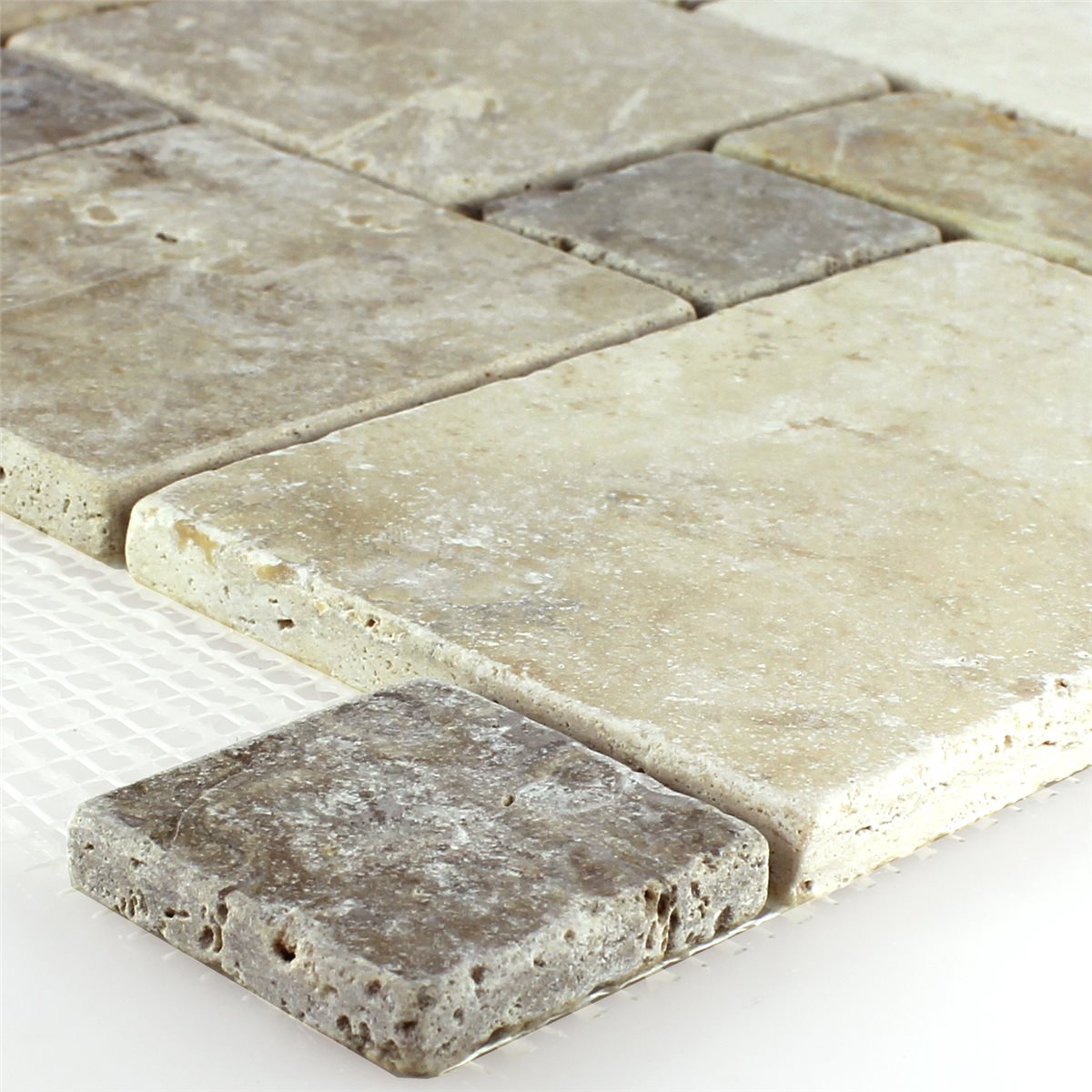 Travertine Tiles Roman Pattern