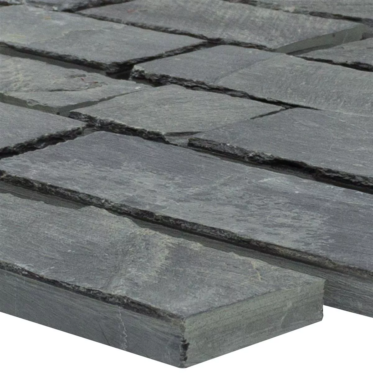 Slate Natural Stone Mosaic Tiles Timberbrook Anthracite