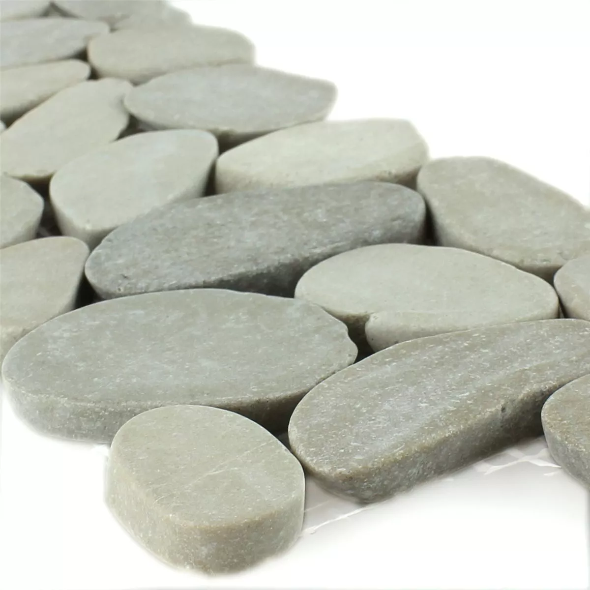 River Pebbles Border 10x30cm Beige