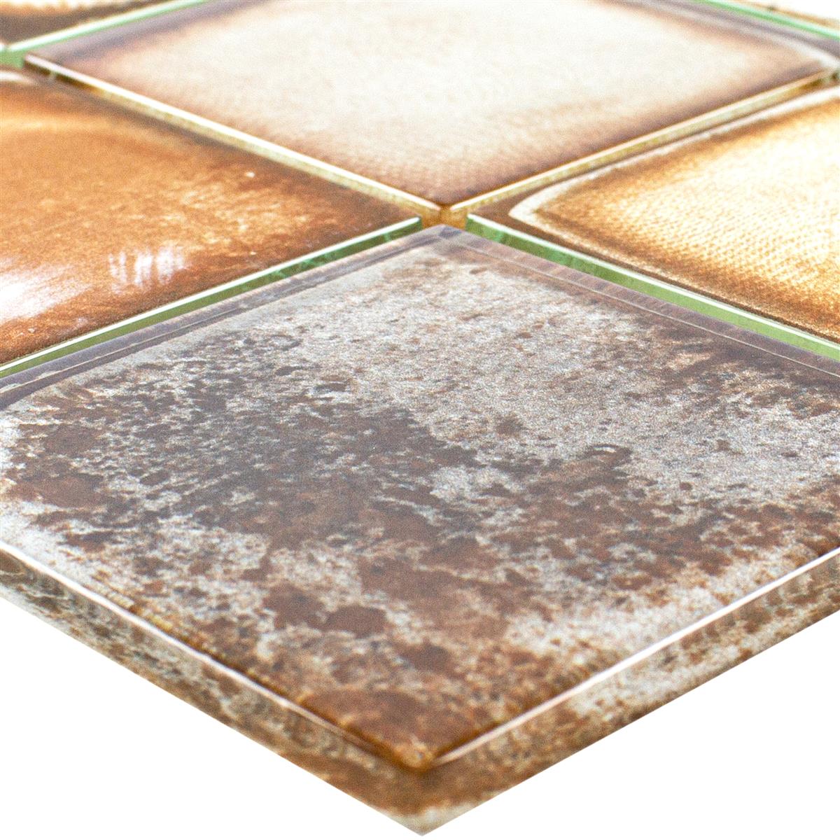 Sample Glass Mosaic Tiles Cement Optic Granada Light Beige - Color ...